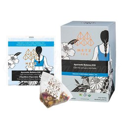 Organic Ayurvedic Balance Herbal Tea (25 Loose-Leaf Pyramid Teabags Ca ...