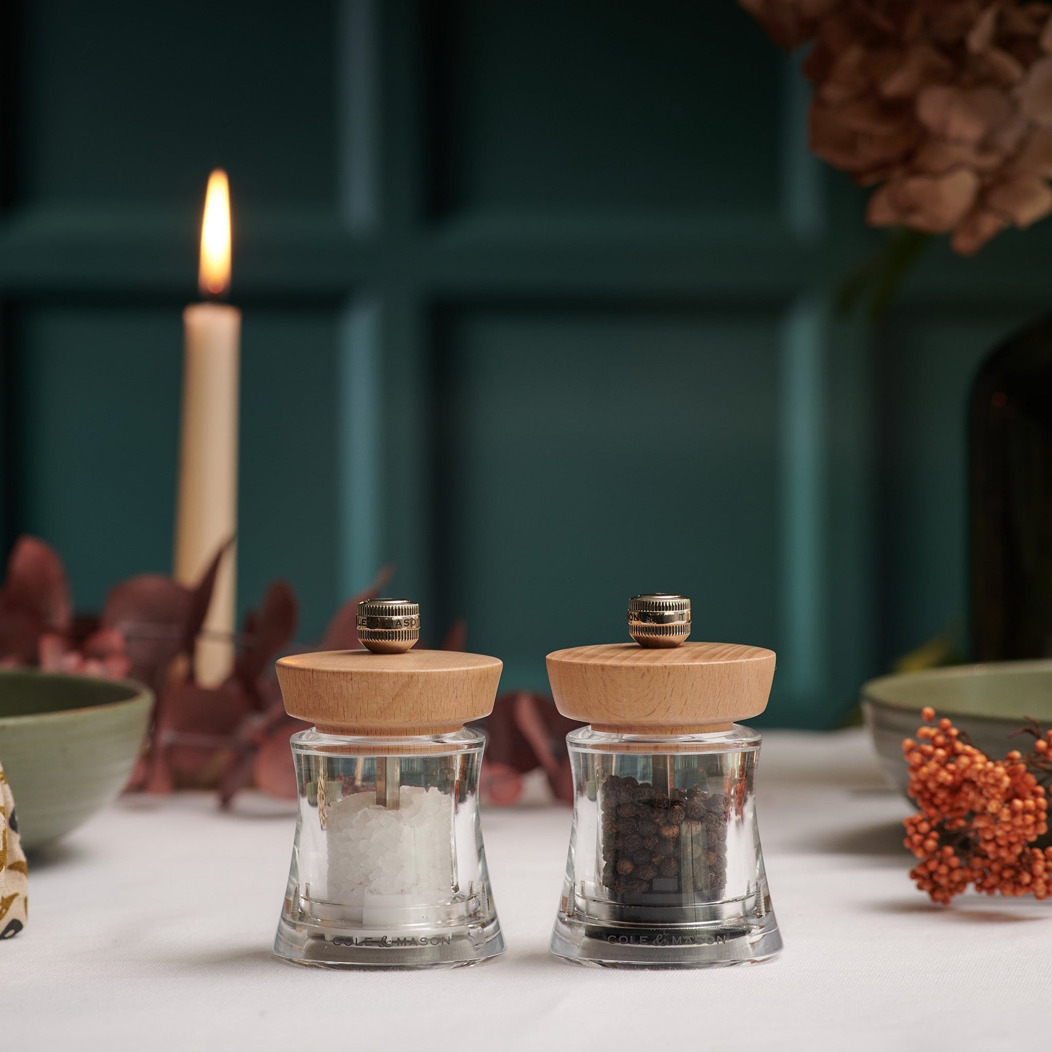 Cole & Mason Holborn Natural Beech Salt & Pepper Mills — Specialty Food ...