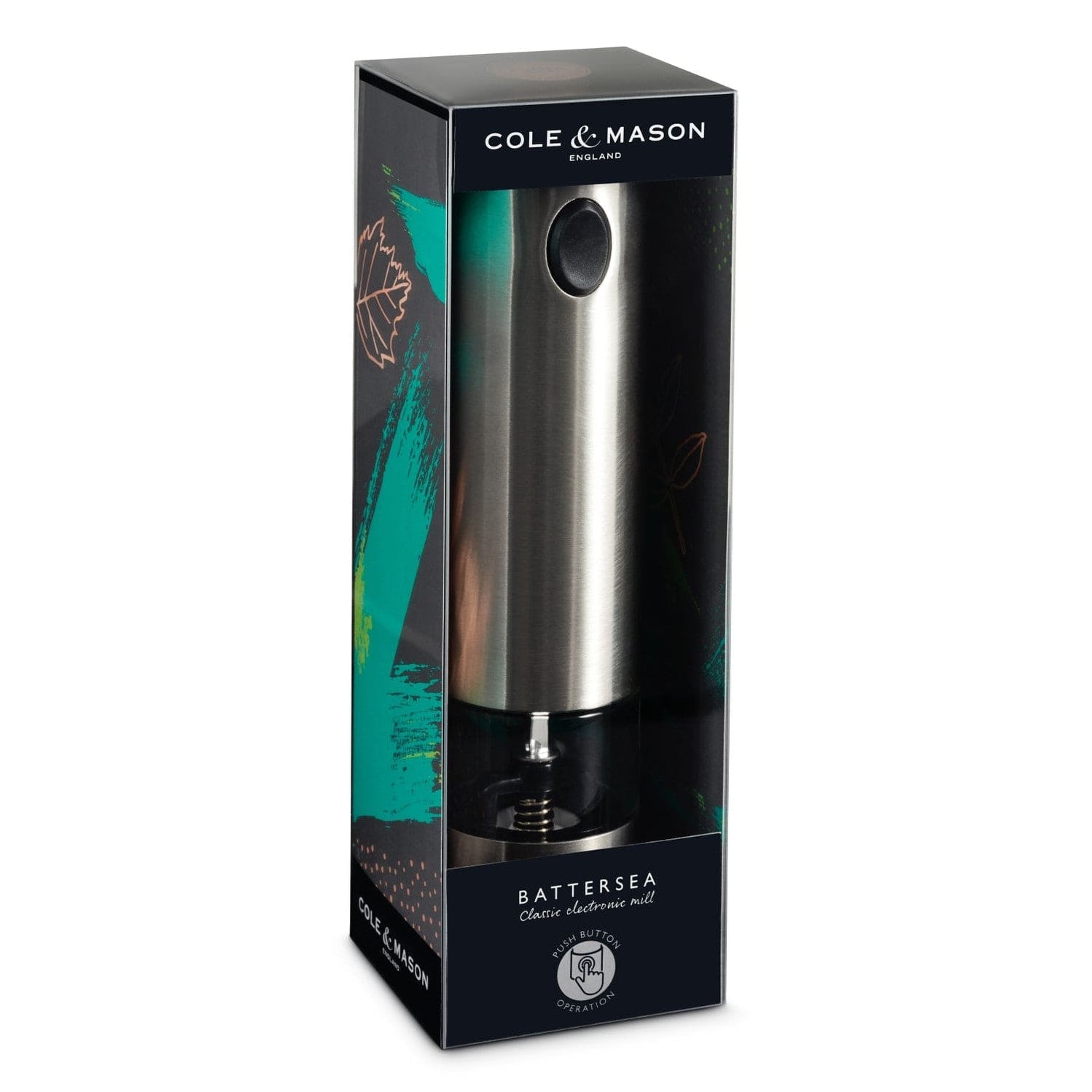 Cole & Mason Battersea Electronic Salt & Pepper Mills - Single Mill ...