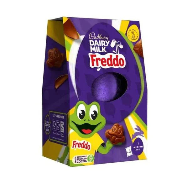 Cadbury Dairy Millk Freddo Faces Egg 96g — Specialty Food Source