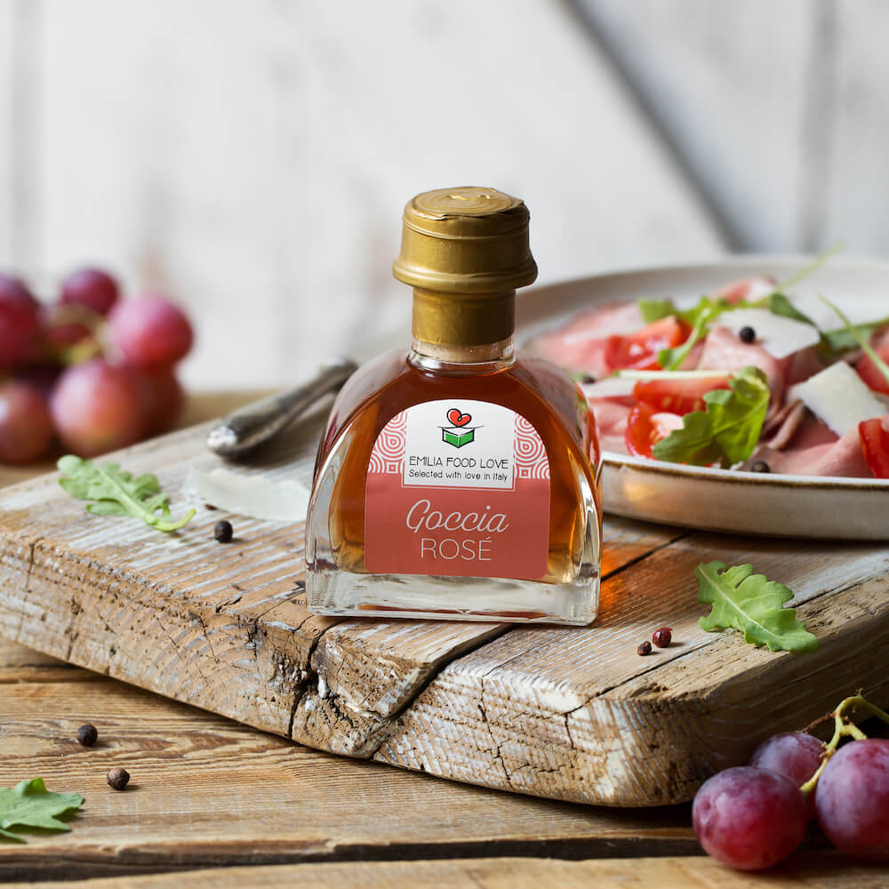 Goccia Rosé Balsamic – Aged Pink Dressing – 100ml – EMILIA FOOD LOVE ...