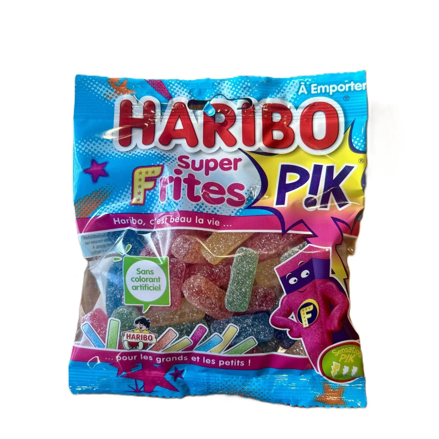 Haribo Super Frites – Tangy & Sweet Potato-Shaped Gummies 100g Pack (F ...