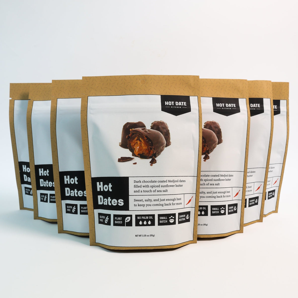 Hot Dates - Eight Pack (3 dates per pouch) — Specialty Food Source