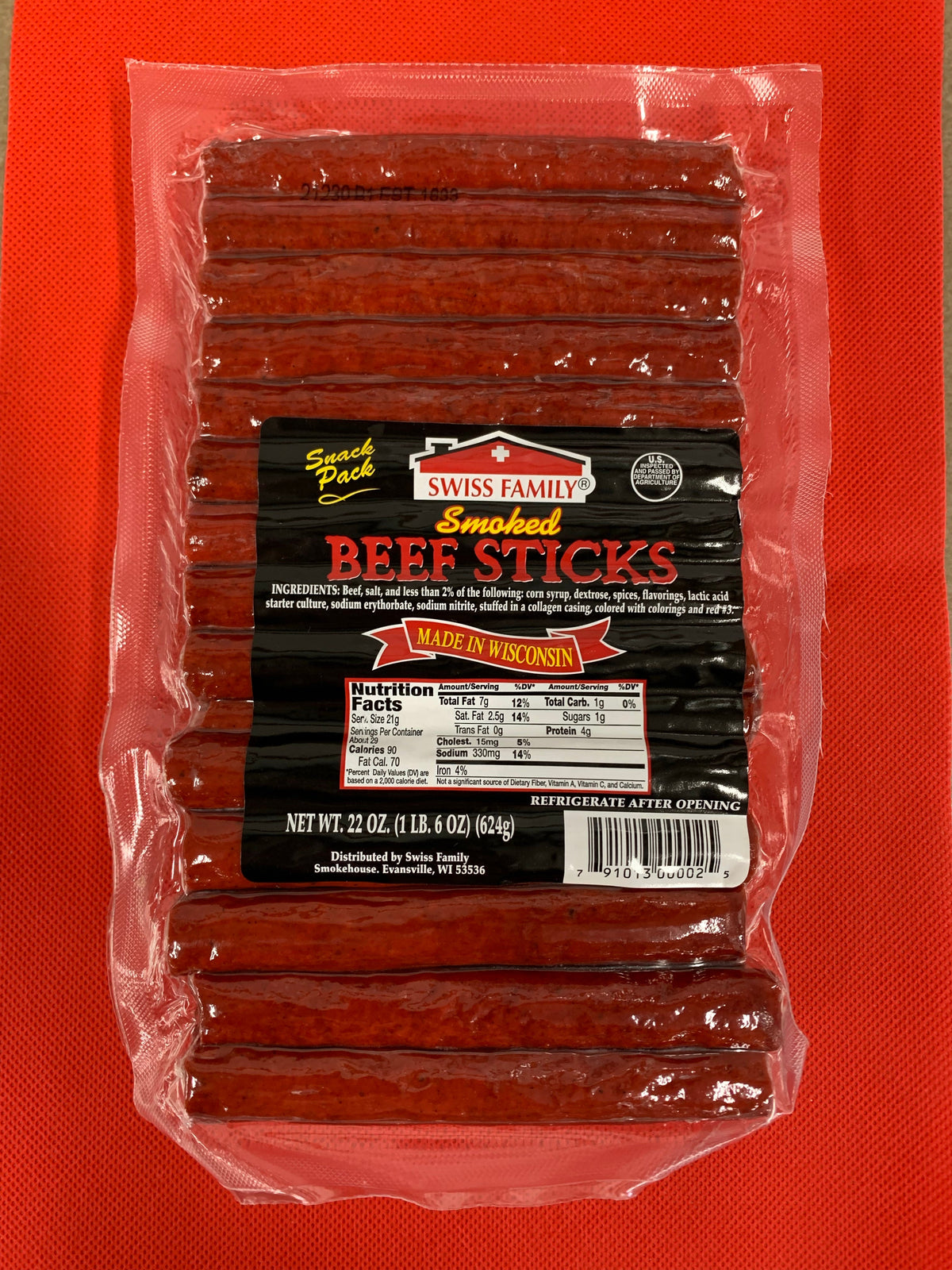 Swiss Family Beef Sticks - 22oz — Specialty Food Source