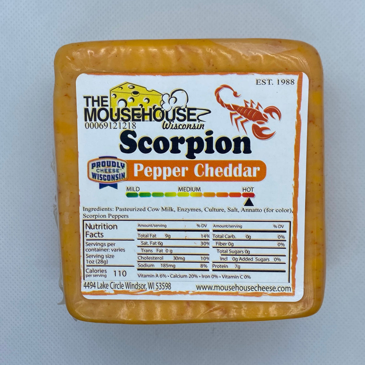 Scorpion Pepper Cheddar — Specialty Food Source