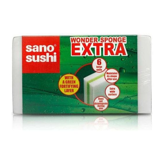 Magic Wonder Sponge Extra | 6 PCS | sano — Specialty Food Source