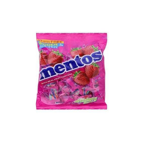 Mentos | Chewy Strawberry Mints - Individually Wrapped | 250g ...