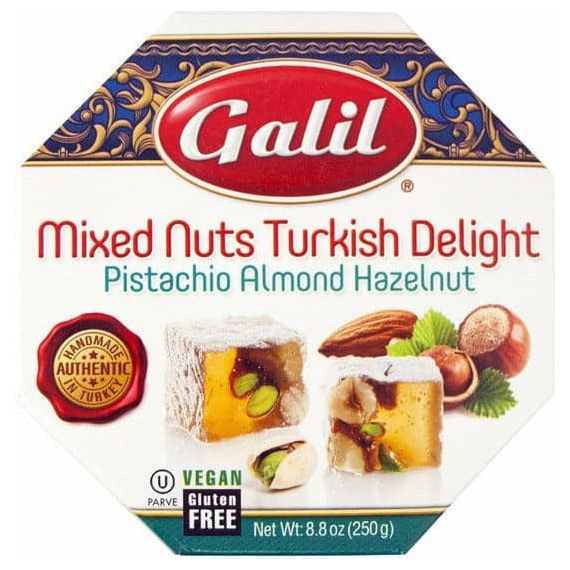 Mixed Nuts Turkish Delight | Octagon | 8.8 oz | Galil — Specialty Food ...