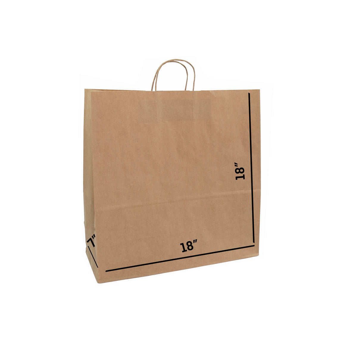 Extra Large Paper Bags with Twisted Handles -NINA-18x7x18 — Specialty ...