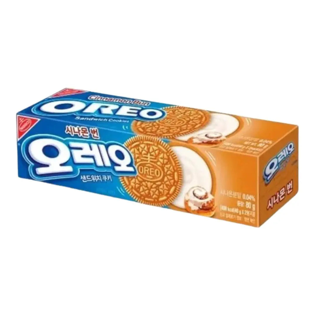 Oreo Cinnamon Bun – Cinnamon-Flavored Sandwich Cookies 80g (Korea ...