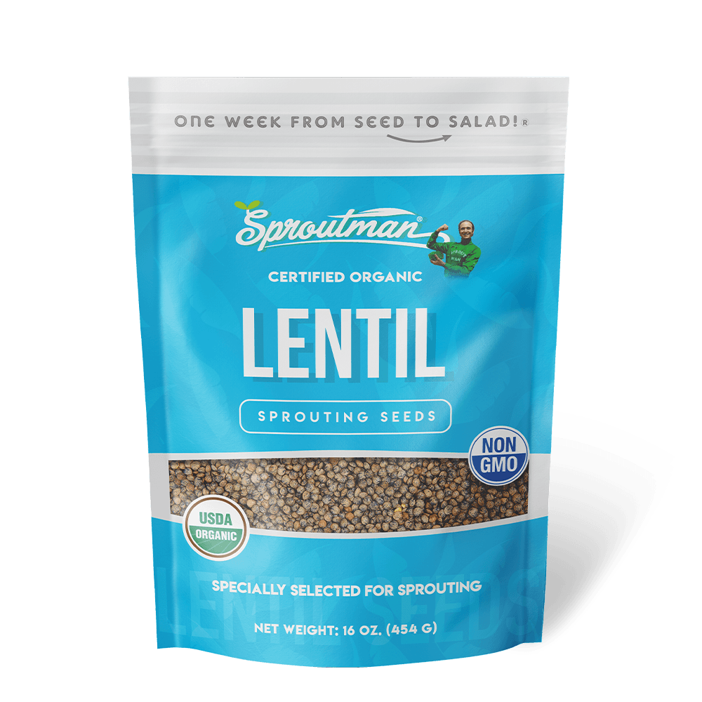Organic Lentil Sprouting Seed — Specialty Food Source