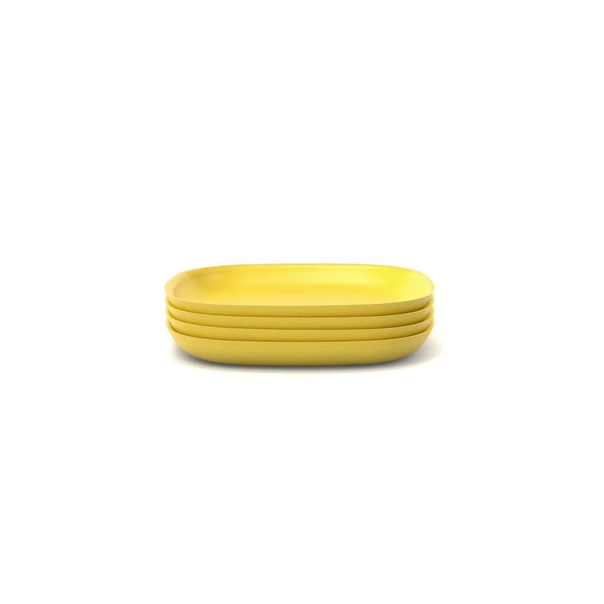 Bamboo Side Plate - 4 Piece Set - Lemon — Specialty Food Source