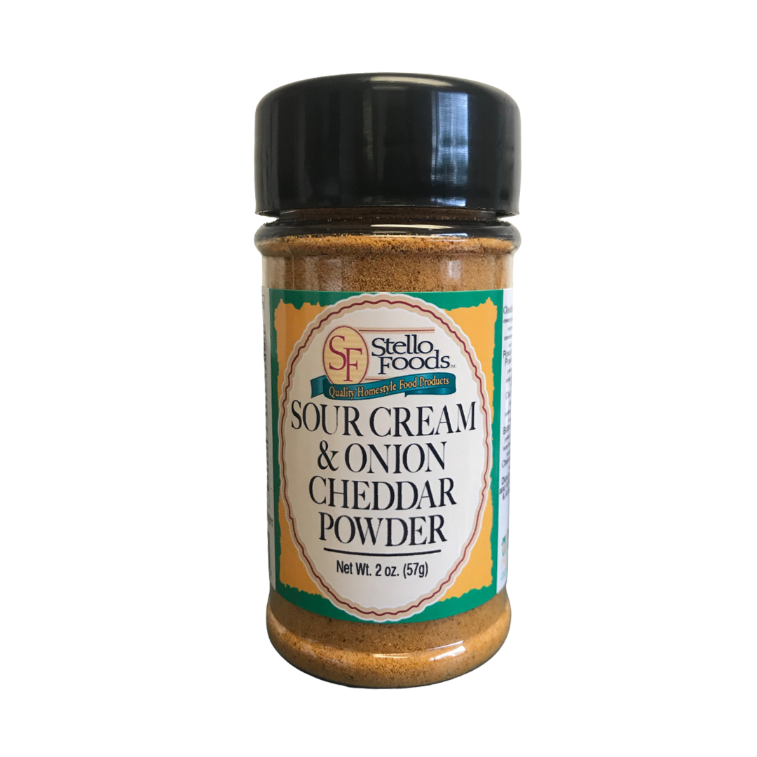 Stello Foods Spices - Sour Cream & Onion Powder 2.0 oz — Specialty Food ...