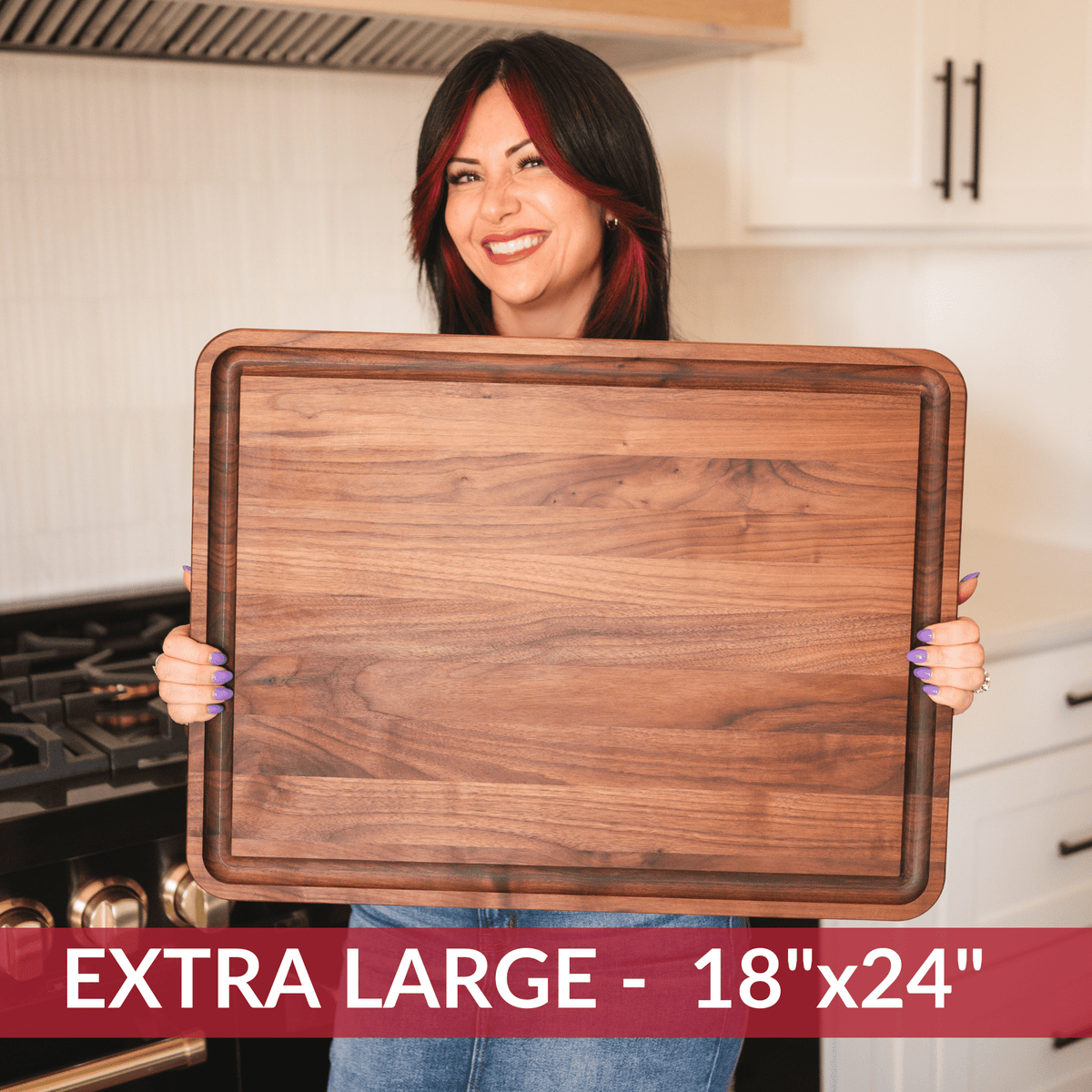 Extra Large Walnut Wood Cutting Board — Specialty Food Source