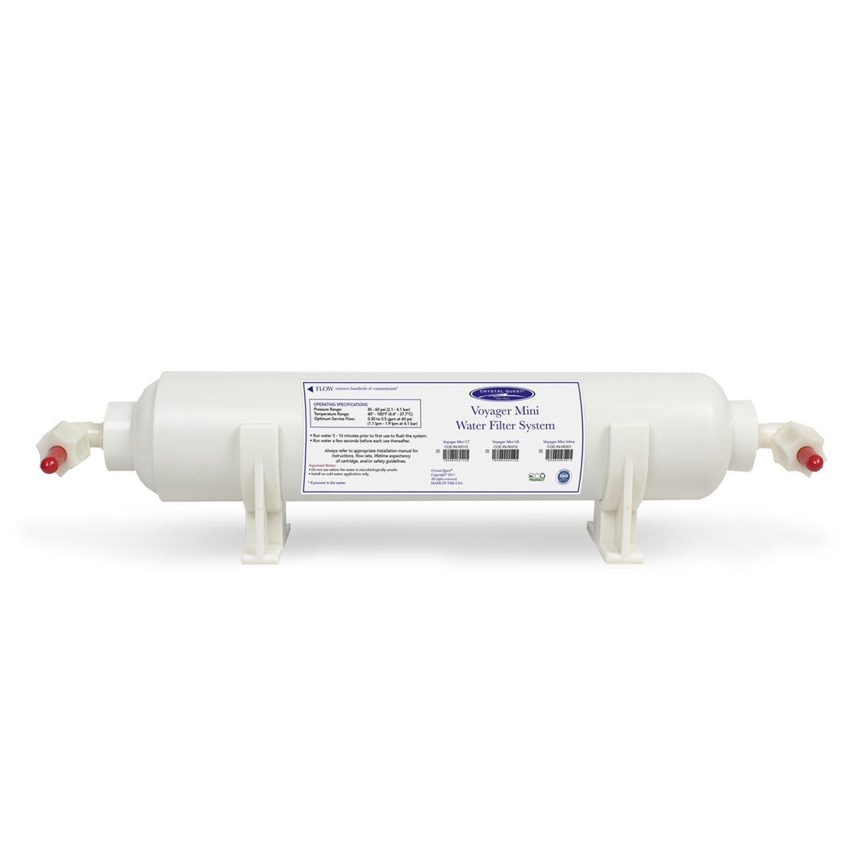 Voyager Mini Inline Water Filter System — Specialty Food Source