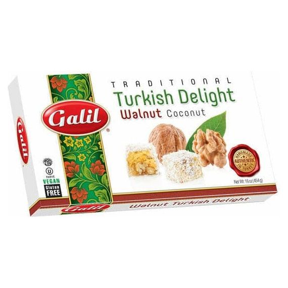 Walnut Turkish Delight | 16 oz | Galil — Specialty Food Source