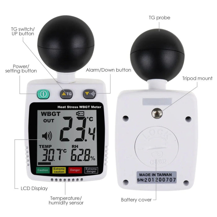 Wearable WBGT Heat Stress Meter — Specialty Food Source