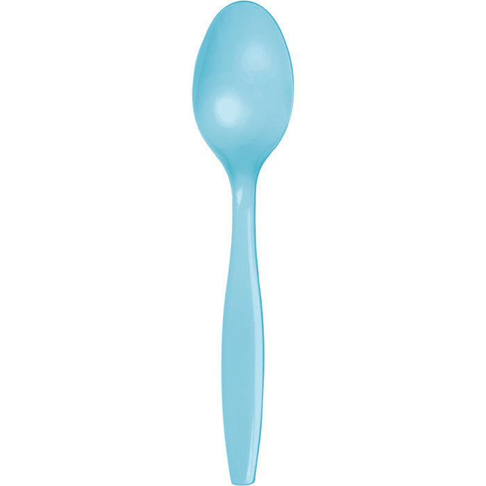 Bulk Pastel Blue Plastic Spoons (288 per Case) — Specialty Food Source