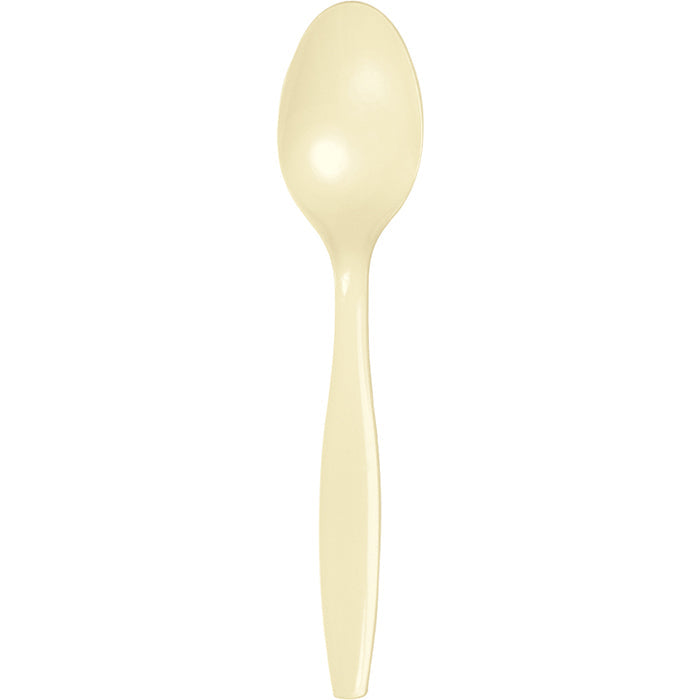 Bulk Ivory Plastic Spoons (288 per Case) — Specialty Food Source